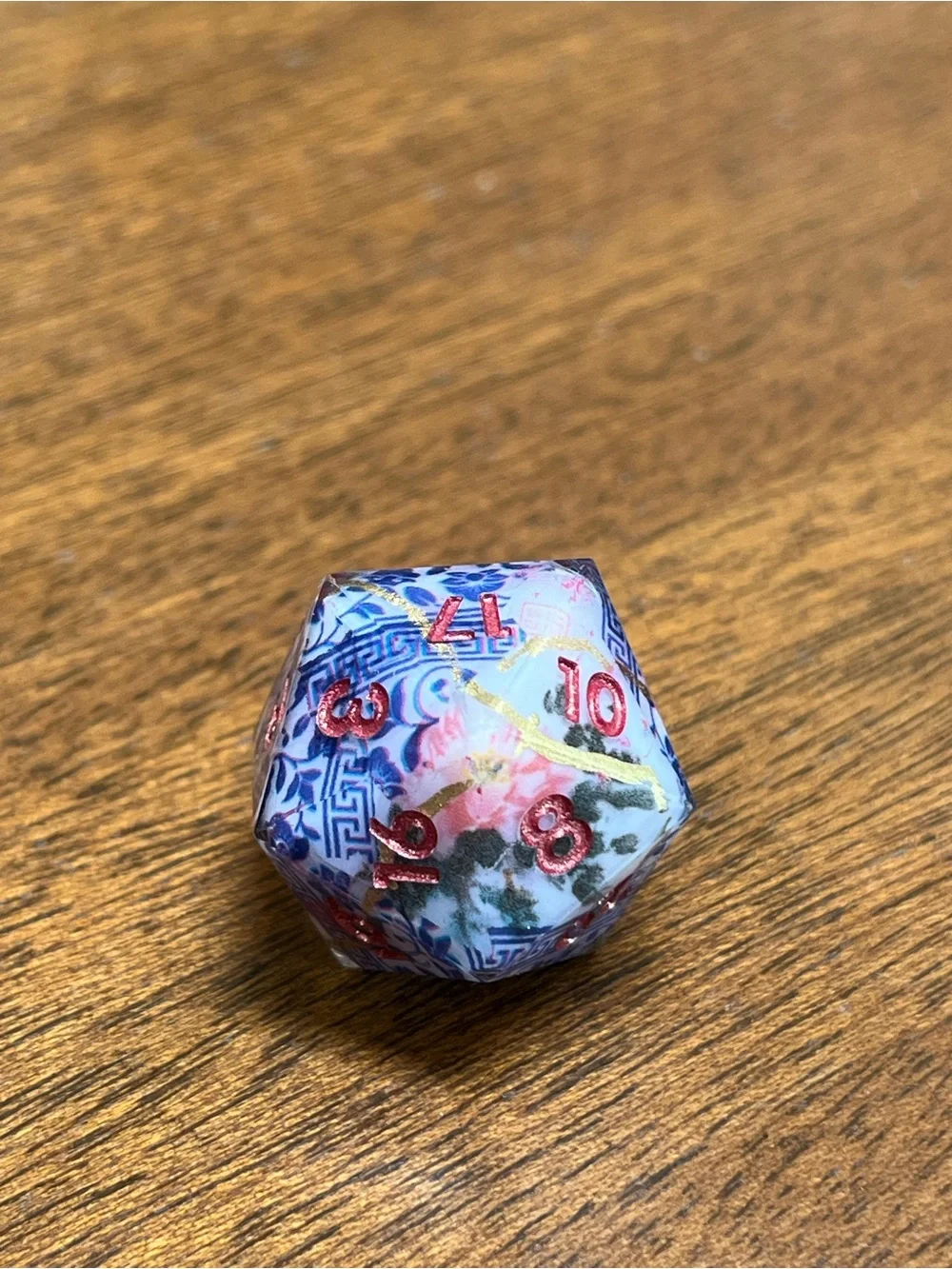 Games | Ribbonandknot Kintsugi Dice Handcrafted Dungeonsdragons Set Of ...
